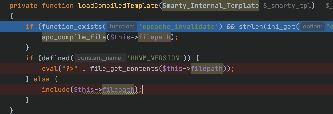 php-smarty模版注入RCE